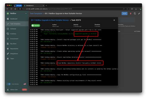 upgrade netbox support