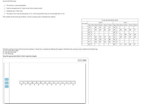 solved assume the following the memory is byte