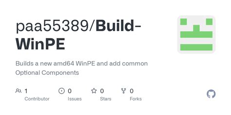 Github Paa55389build Winpe Builds A New Amd64 Winpe And Add Common Github Paa55389build Winpe Builds A New Amd64 Winpe And Add Common