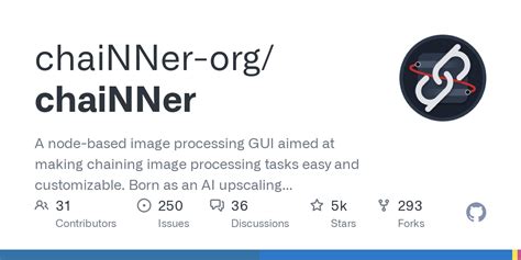 github chainner org chainner a node based image processing gui aimed