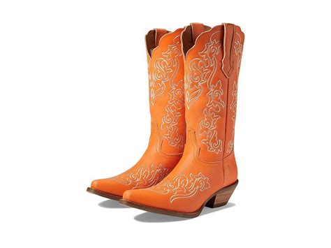 Womens Dingo Flirty N Fun Orange Boots Womens Boots Cowgirl Boots