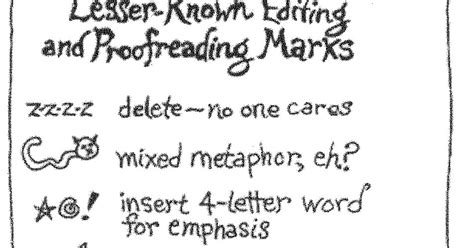 The Harris Sisters Lesser Known Editing And Proofreading Marks