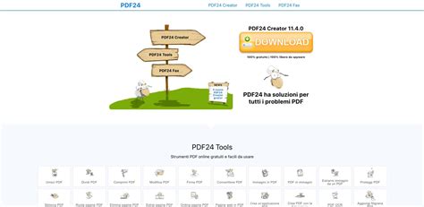 Creare E Modificare PDF GRATIS Windows Con PDF24
