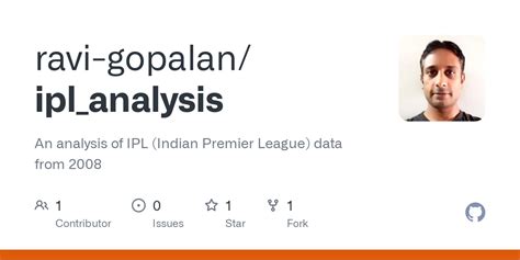 Github Ravi Gopalan Ipl Analysis An Analysis Of Ipl Indian Premier League Data From