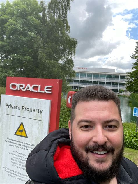 Bruno Cesar Alves Do Nascimento On Linkedin Visiting Oracles Office