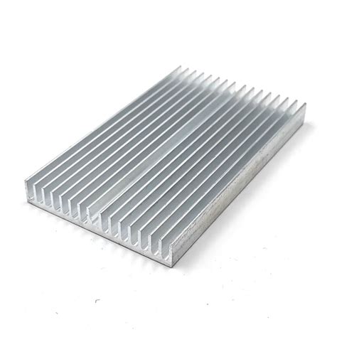 직사각형 방열판 100mm 냉각 알루미늄 보드 라디에이터 방열판 Cob Led 조명 램프 조명용 50w
