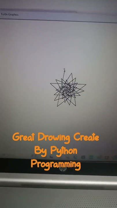 Great Drowing Create By Python Programming Python Phython Leptop