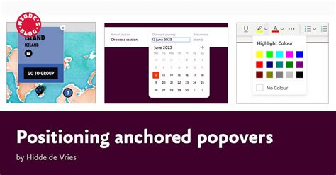 Positioning Anchored Popovers Rfrontend