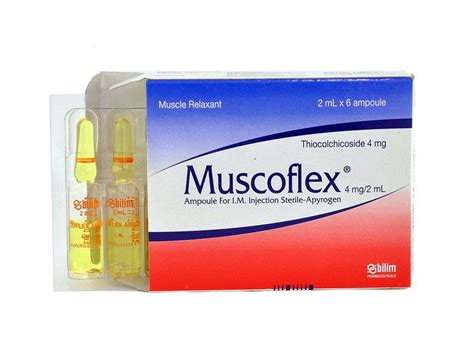 მუსკოფლექსი 4მგ 2მლ 6 ამპულა