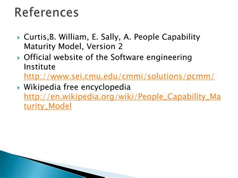 People Capability Maturity Model Pptx