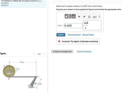 Solved The Flywheel Is Rotating With An Angular Velocity Of