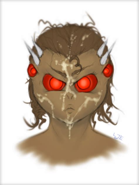 Rule 34 1girls 4 Eyes Angry Bust Cum Cum On Face Demon Doom Facial Glowing Eyes Imp Doom