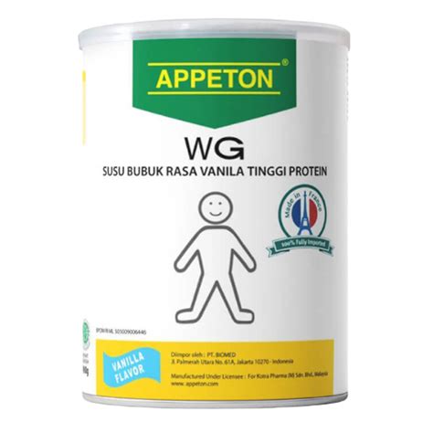 Jual Appeton Weight Gain Rasa Vanilla 450 Gr Shopee Indonesia