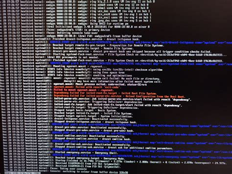 Sysroot Mount Failed While Kernel Update Fedora Discussion