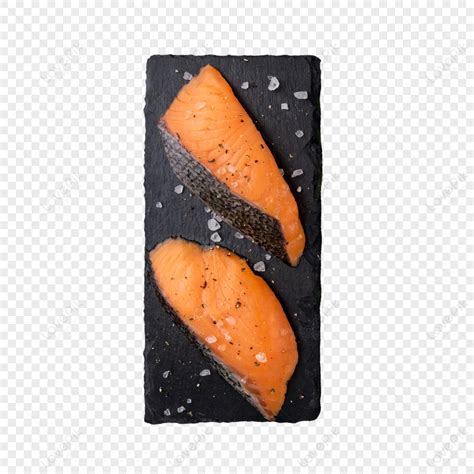 Salmon Seafood Close Up Diet Food Ingredient Rectangle Ingredients