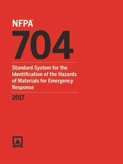 Nfpa 704 2017 Nfpa 704 Standard System For The Identification Of The