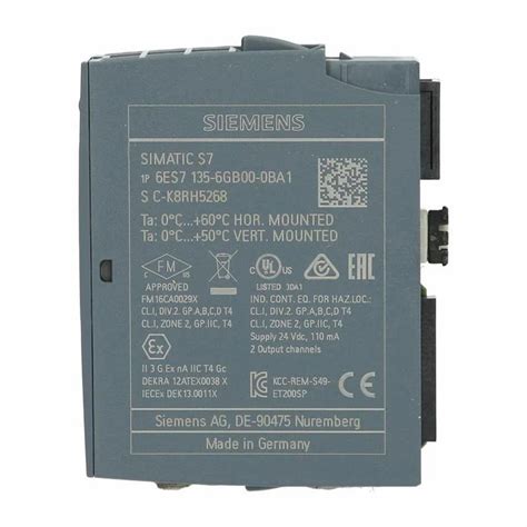 Siemens SIMATIC ET SP Analog Output Module AQ XI Standard