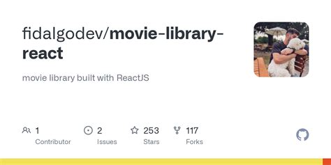GitHub Fidalgodev Movie Library React Movie Library Built With ReactJS