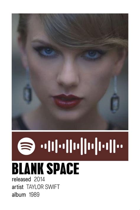 Blank Space Taylor Swift Album Cover