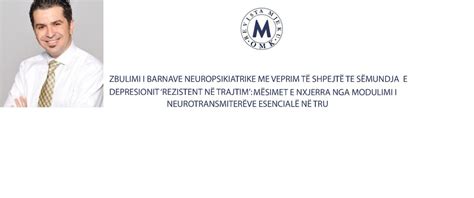 Prof Asoc Dr Bashkim Kadriu Zbulimi I Barnave Neuropsikiatrike Me Veprim TË ShpejtË Te