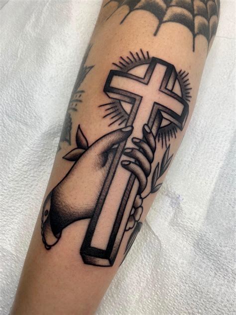 Catholic Cross Tattoo Design