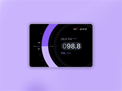 Radio Ui Widget By Devdock On Dribbble