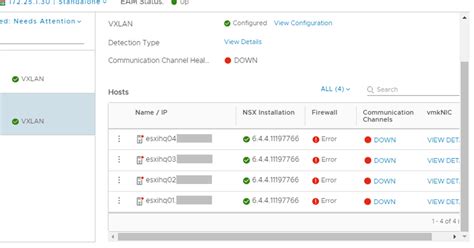 Lorenzo Moglie Notes NSX Enable And Disable Firewall Are Greyed Out