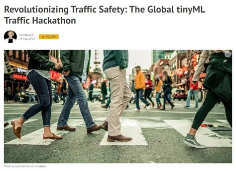 tinyml foundation on linkedin tinyml pedestriansafety