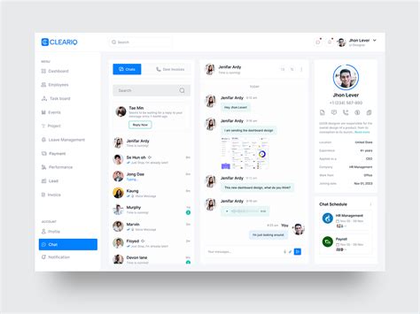 Chat Management Dashboard Uiux Design Behance