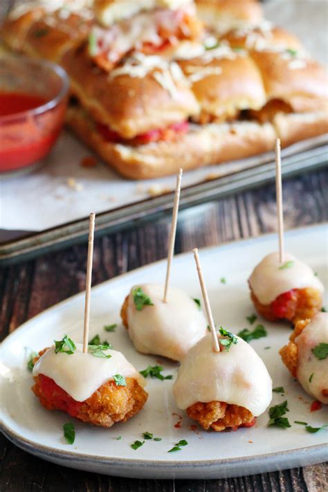 Appetizers With Chicken Parmesan At Jewell Torres Blog