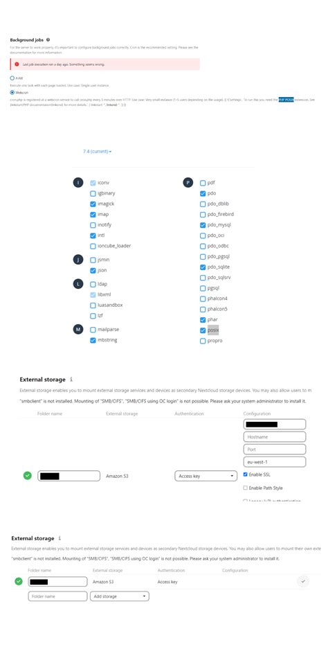 S3 External Storage Problem ℹ️ Support Nextcloud Community