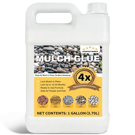 Buy Mulch Glue For Landscaping1 Gallon Concentrate Mulch Gravel Binder Glue Pea Gravel Glue