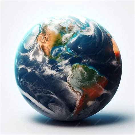 A Satellite View Of Earth Highlighting The Planets Natural Beauty