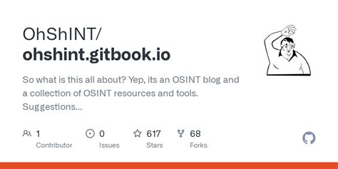 GitHub OhShINT Ohshint Gitbook Io So What Is This All About Yep Its An OSINT Blog And A