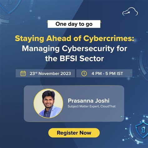 Webinar On Cybersecurity Threats For Bfsi Cloudthat Posted On The Topic Linkedin