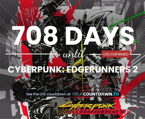 Countdown To Cyberpunk Edgerunners 2