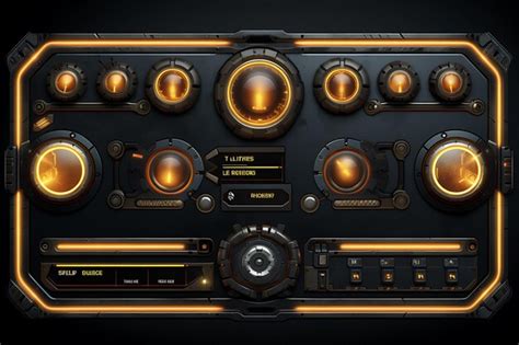 Light Ui Elements Part Sliders Premium Ai Generated Image