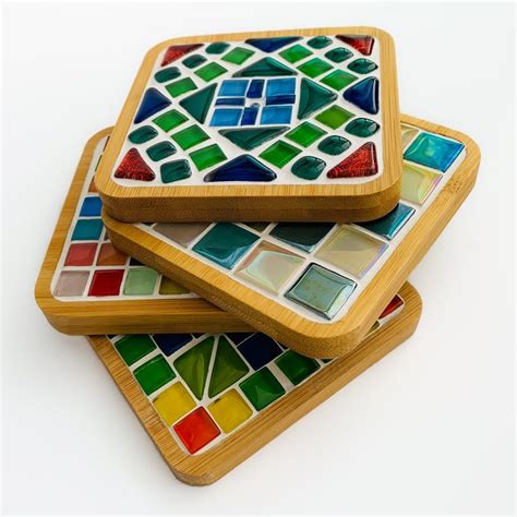 Mosaic Coaster Etsy