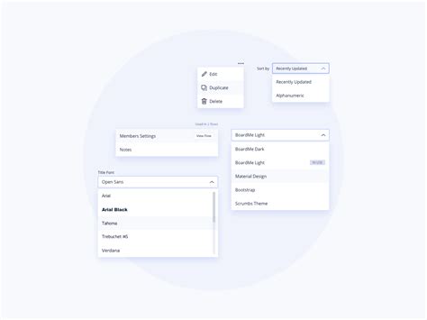 Day 799 Dropdown Set Ui Design On Behance