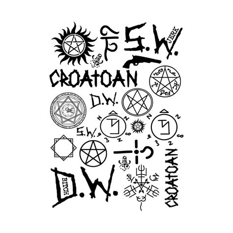Supernatural Tv Show Symbols 60 Photos Moonagedaydreamfilm