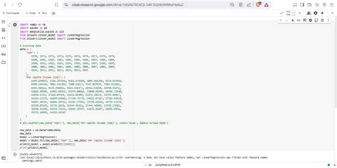 built a linear regression model for income growth piyush kumar posted on the topic linkedin