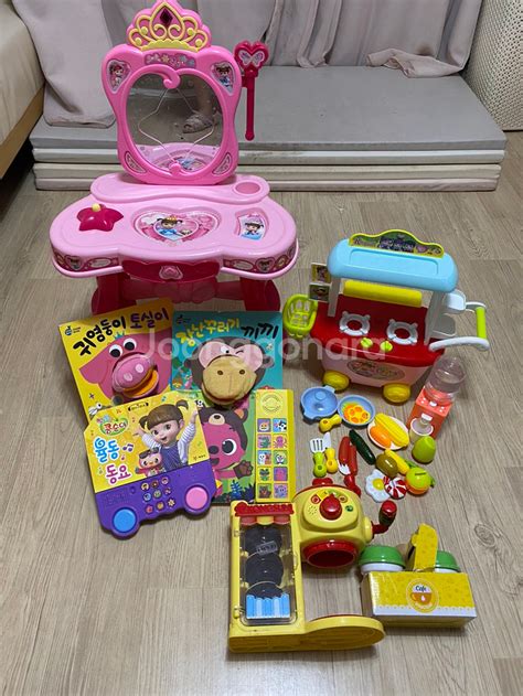 콩순이 뽀로로 핑크퐁 블럭 퍼즐 장난감 피아노 신생아 영유아의류 중고나라