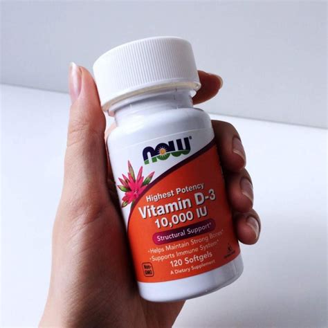 NOW Vitamin D-3, 10000 МЕ купить в СПБ Нау д3