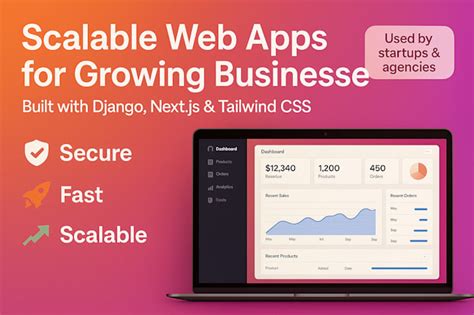 Build A High Performance Web App Using Django Nextjs And Tailwind Css