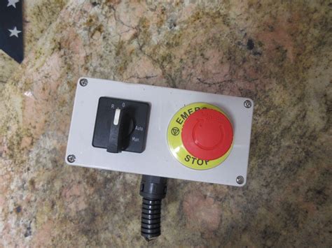 97 Haas Hs 1 Cnc Horizontal Mill Emergency Stop Button Panel Control