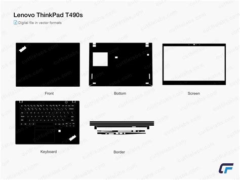 Lenovo Thinkpad T S Cut File Template Cutfilelabs