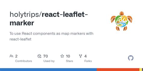 Github Holytripsreact Leaflet Marker To Use React Components As Map