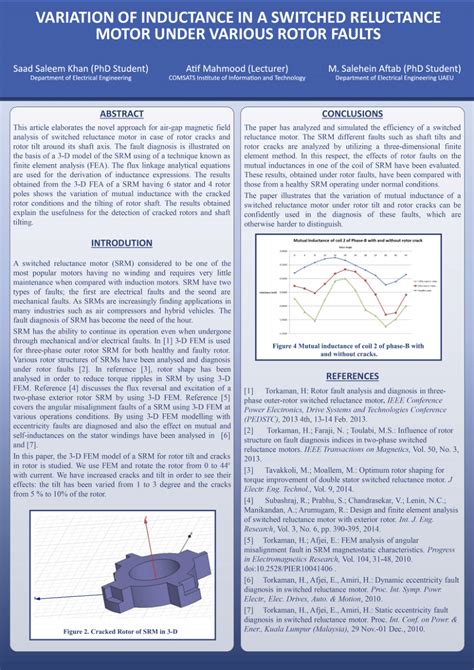 Pdf Variation Of Inductance In A Switched Reluctance Motor Under Various Rotor Faults Using