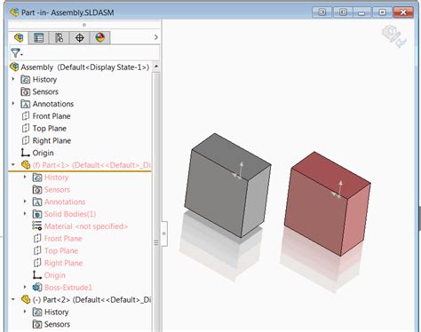 Overview Of Solidworks Assembly Context And Usage From Api