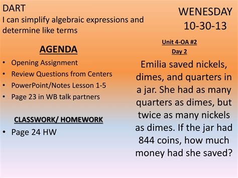 ppt dart i can translate words into numbers variables and